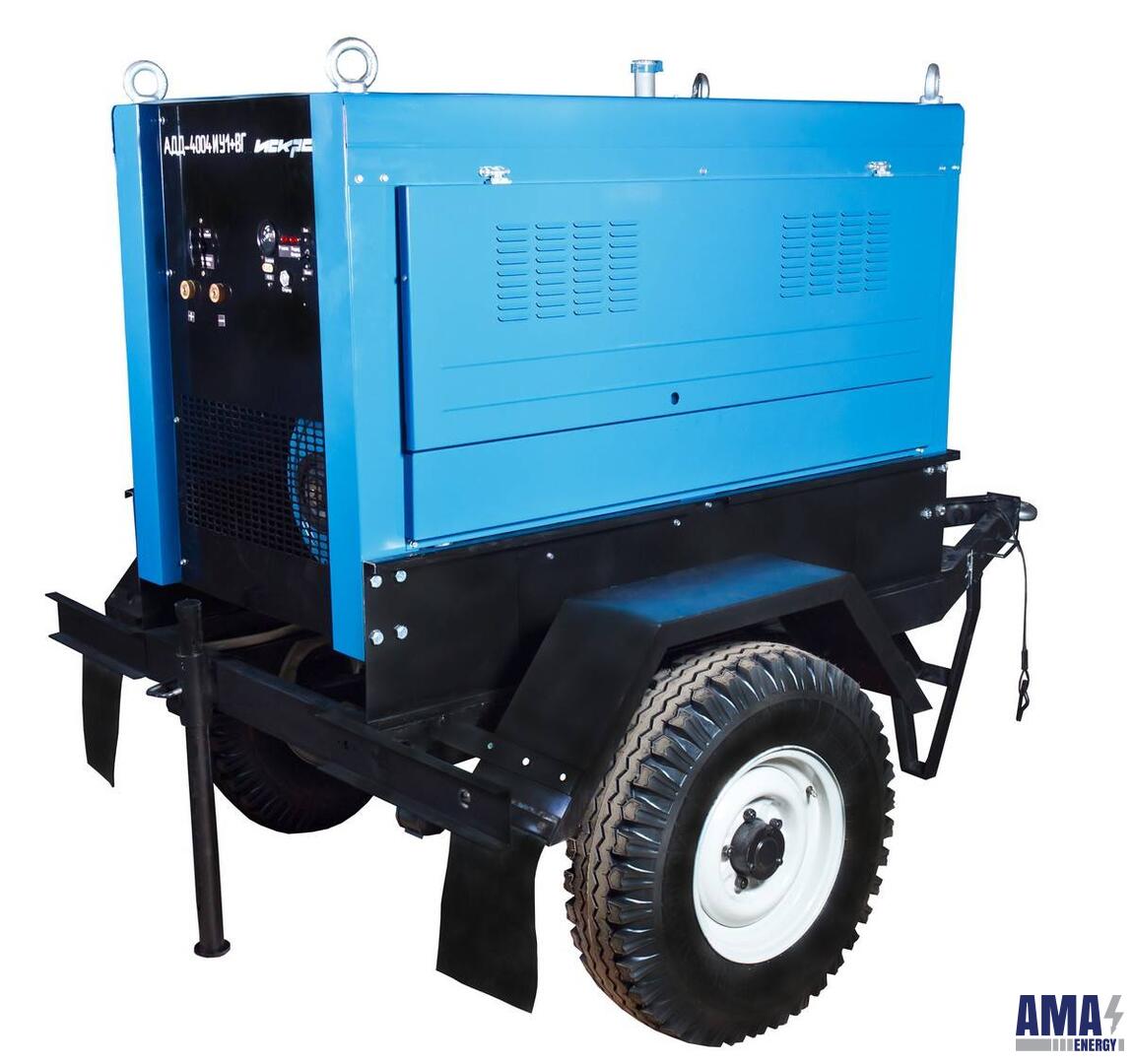 Diesel Aggregate for field Welding ADD - 4004.6 I U1 on the Chassis ...