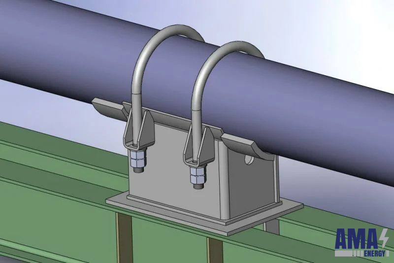 Fixed piping Supports | AmasEnergy