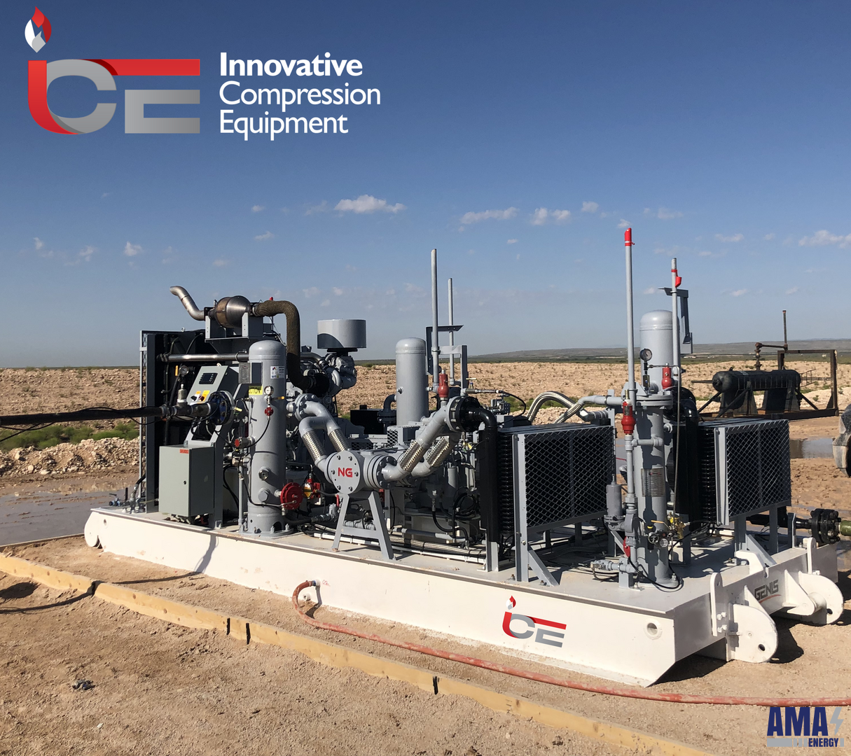 Three Stage 225hp Compressor Package | AmasEnergy