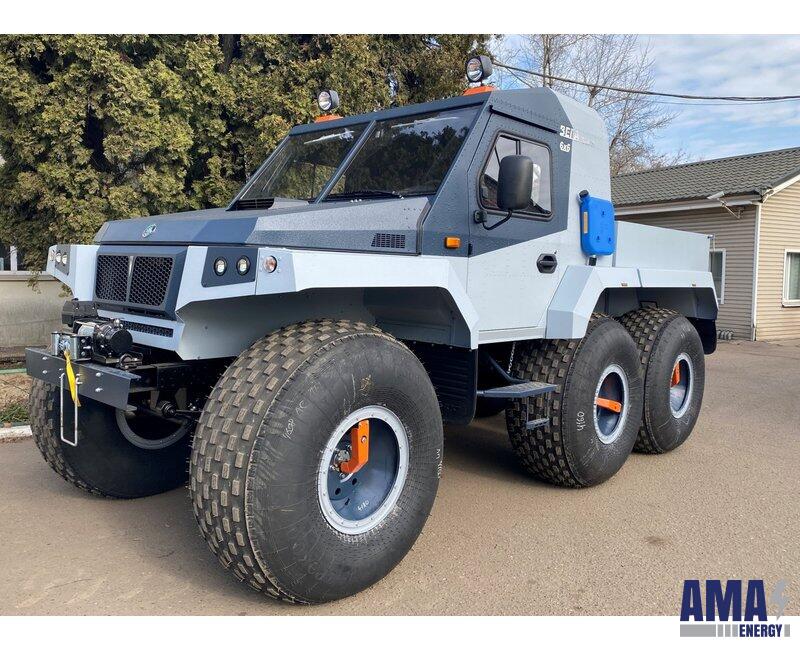 Snow and swamp-going Vehicle "Trekol VEGA Pickup" | AmasEnergy