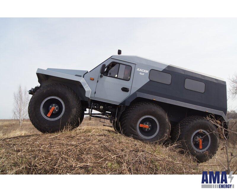 Snow and swamp-going Vehicle "Trekol HUSKY" | AmasEnergy