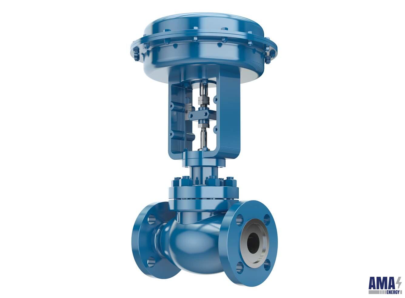 Control and shut-off valves of Plunger and cage type | AmasEnergy