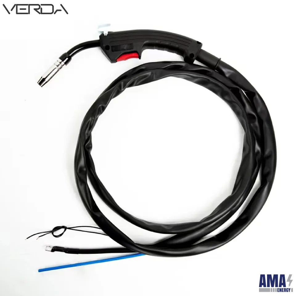 14AK Mig/Mag Welding Torch 180A Welding Torch 4M 5M co2 Air-cooled Euro Connector | AmasEnergy