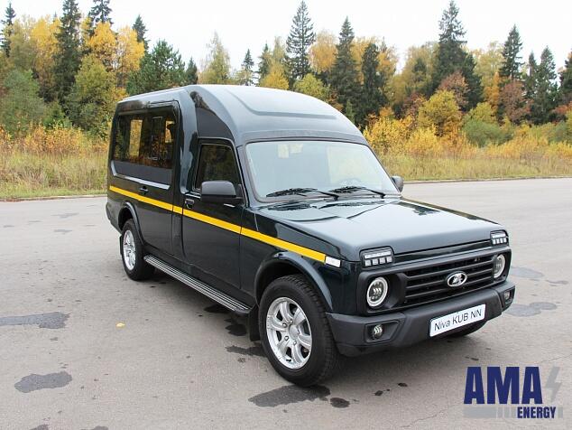 Passenger van Minivan based on Lada Niva Legend Kub | AmasEnergy