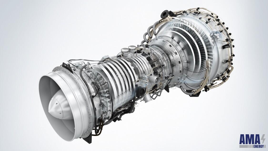 Aeroderivative gas turbine SGT-A35- GT30 38MW-60 Hz (Industrial RB211 ...