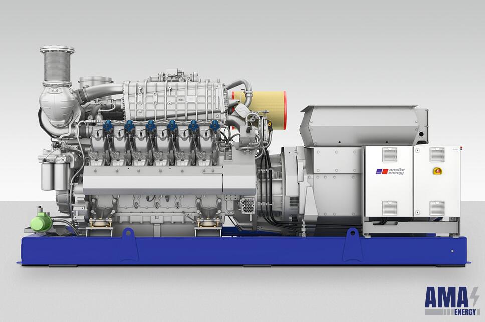 Gas Engine Generator Set MTU 16V4000 GS/60 (Engine Type BL32) | AmasEnergy