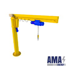 Jib crane with Mechanical Rotation | AmasEnergy