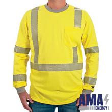 Polartec Hi Visibility Flame Resistant Shirt with Segmented Striping ...